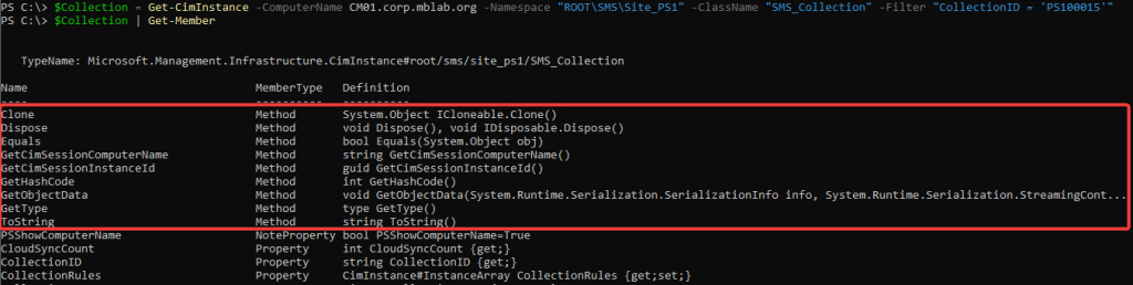 Using Invoke-CimMethod with ConfigMgr WMI classes