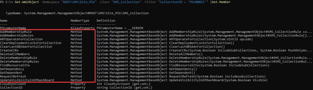 Using Invoke-CimMethod with ConfigMgr WMI classes