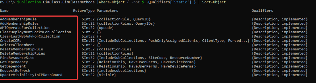 Using Invoke-CimMethod with ConfigMgr WMI classes