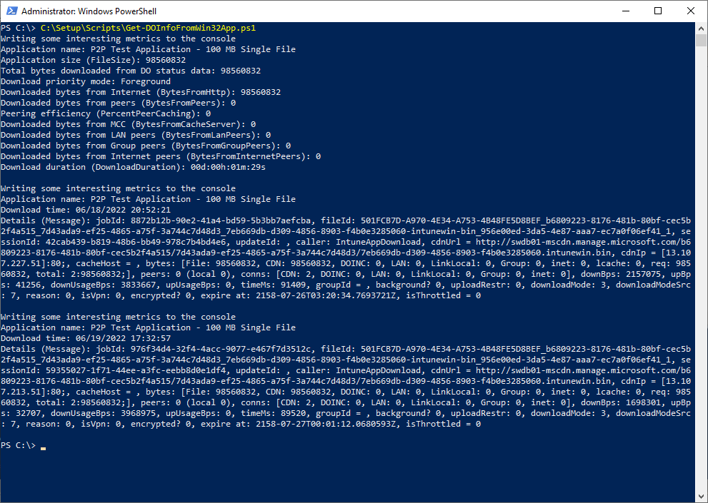 Delivery Optimization Internals – Get Win32 App Download Info